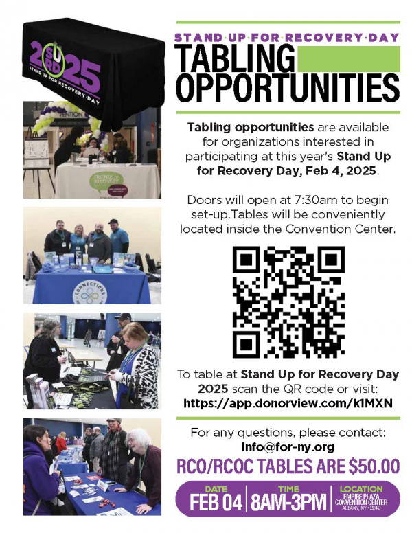 2025 Stand Up FOR Recovery Day - Friends of Recovery - New York